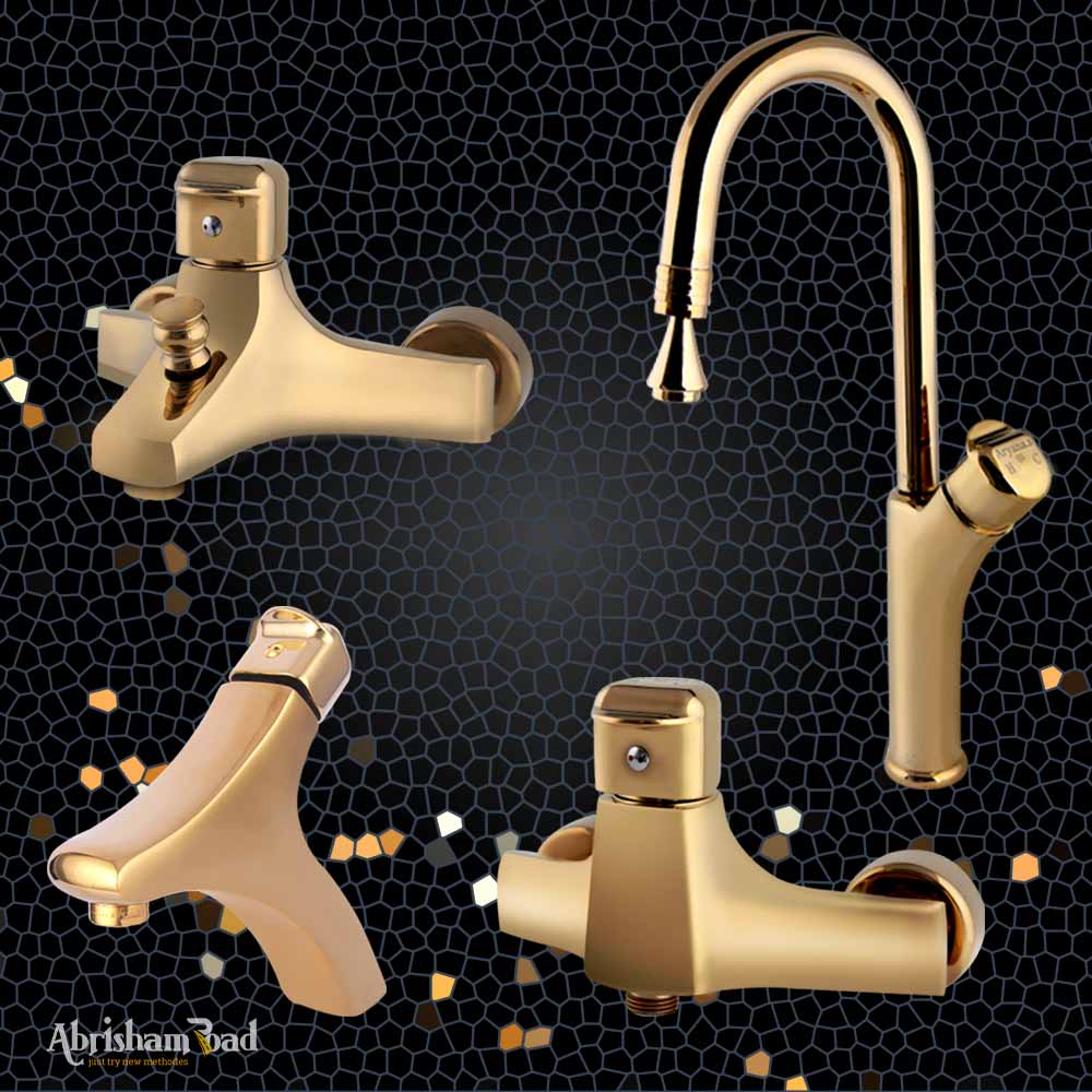 Faucets Set Mechanical Daland Model Gold Color Toilet Faucets Bath ...